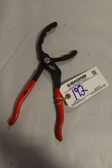 Mac oil filter wrench - Backes Commercial Auctioneers