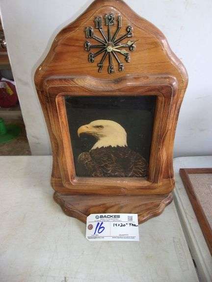 Eagle Clock - Backes Commercial Auctioneers