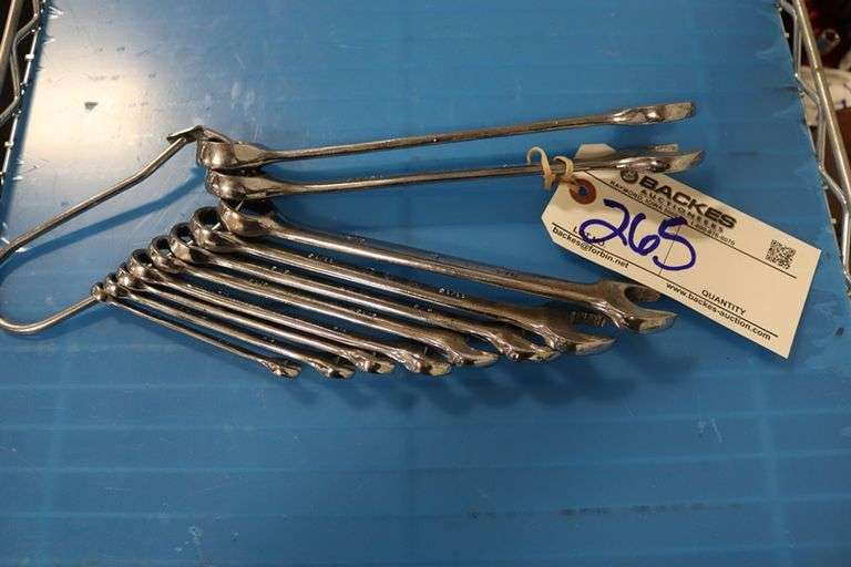 Chrome Valadium 10 piece standard wrench set - Backes Commercial ...