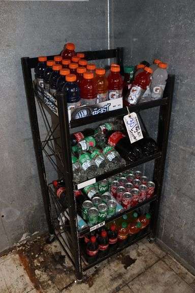 All to go - Gatorade, Coke, Sprite, Crush drinks located inside cooler ...