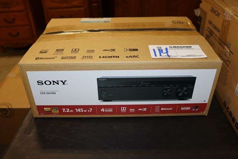 Sony STR-DH790 multi channel AV receiver - Backes Commercial Auctioneers