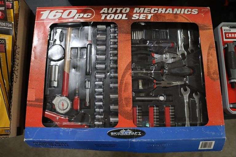 Skill Craft 160 piece automotive mechanics tool set - Backes Commercial ...