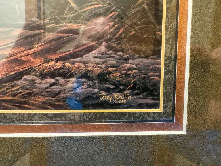 Terry Redlin Print - 1990 - 19" x 11" - Backes Commercial Auctioneers