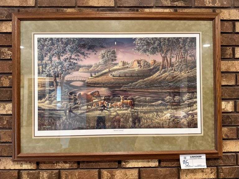 Terry Redlin Print - Natural Curiosity - 22/950 - 34" x 21" - Backes ...