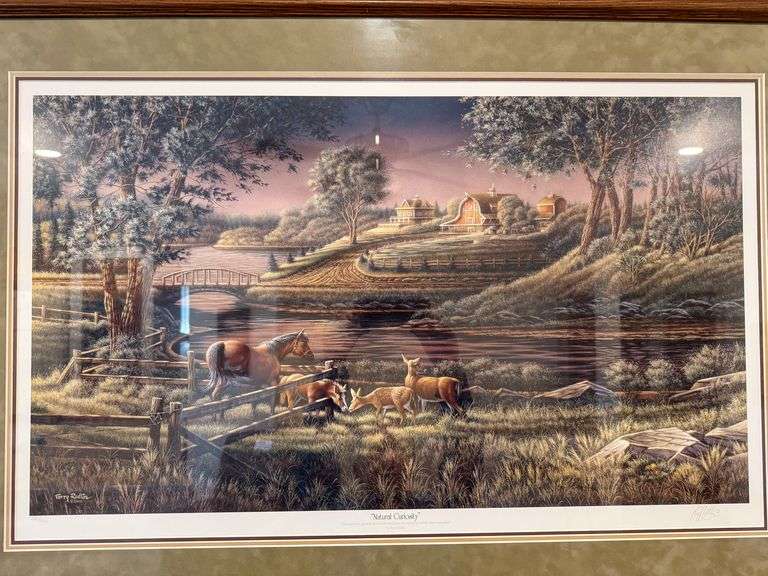 Terry Redlin Print - Natural Curiosity - 22/950 - 34" x 21" - Backes ...