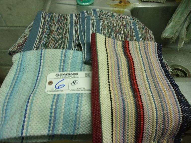 Rag rugs - Backes Commercial Auctioneers