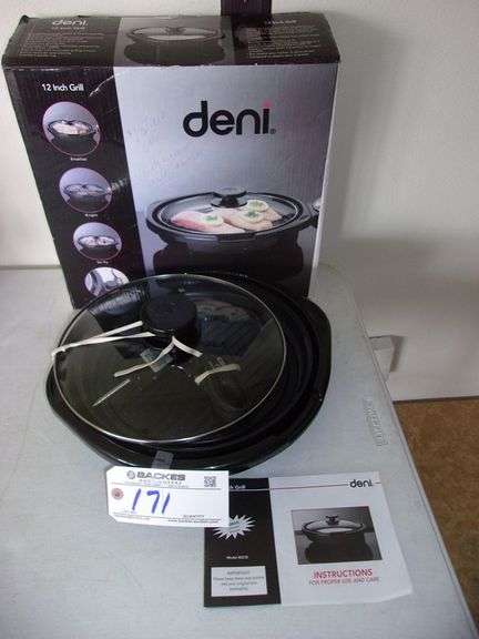 Deni electric grill - Backes Commercial Auctioneers