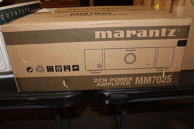 Marantz MM7025 2CH power amplifier - Backes Commercial Auctioneers