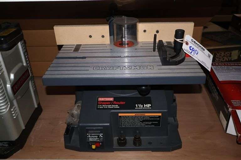 Craftsman 137.217100 bench top 1 1/2 HP shaper router - Backes ...