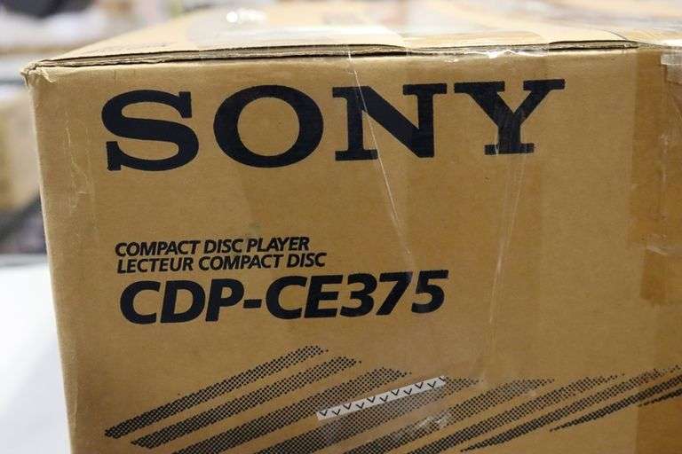 Sony CDP-CE375 compact disc player - Backes Commercial Auctioneers