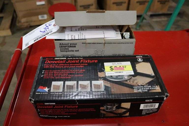 Times 2 - Craftsman router template set & dovetail joint fixture ...
