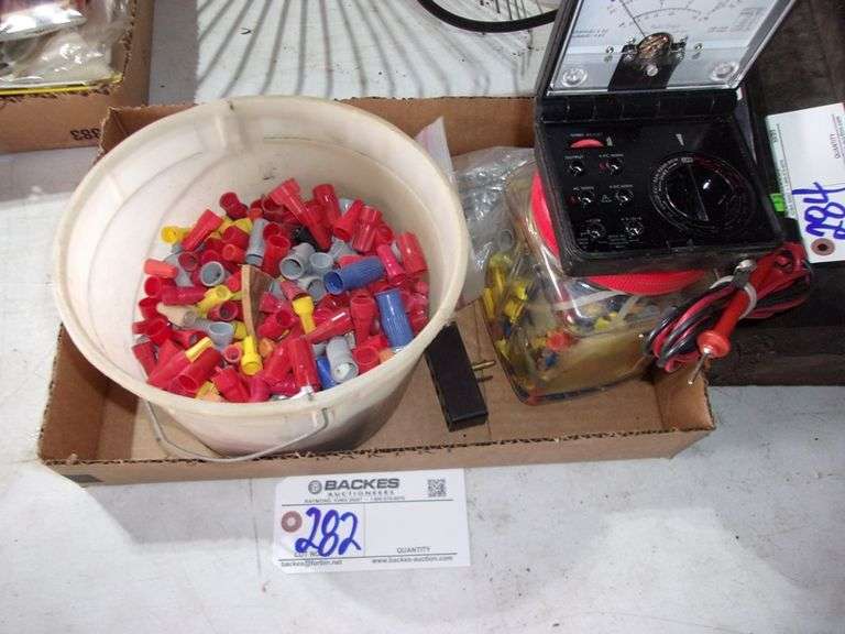 Electrical meter and items - Backes Commercial Auctioneers