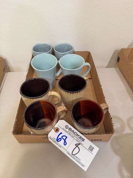 8 - Coffee mugs - Backes Commercial Auctioneers