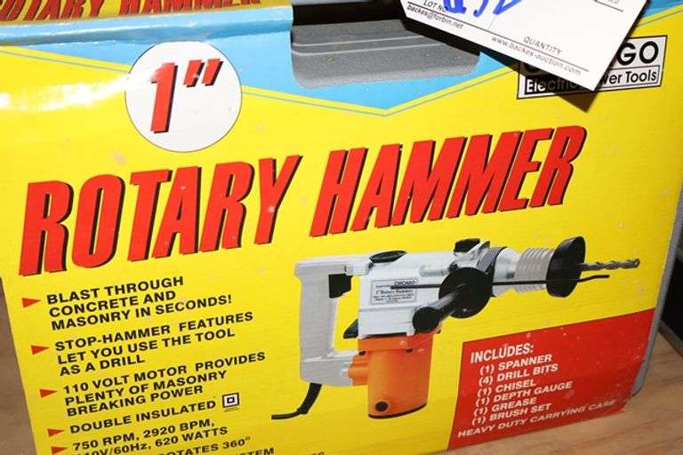 Chicago 1" hammer drill - 41983 - Backes Commercial Auctioneers