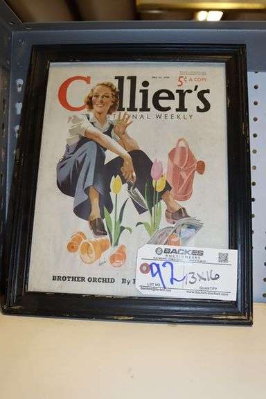 13" x 16" Collier framed print - Backes Commercial Auctioneers