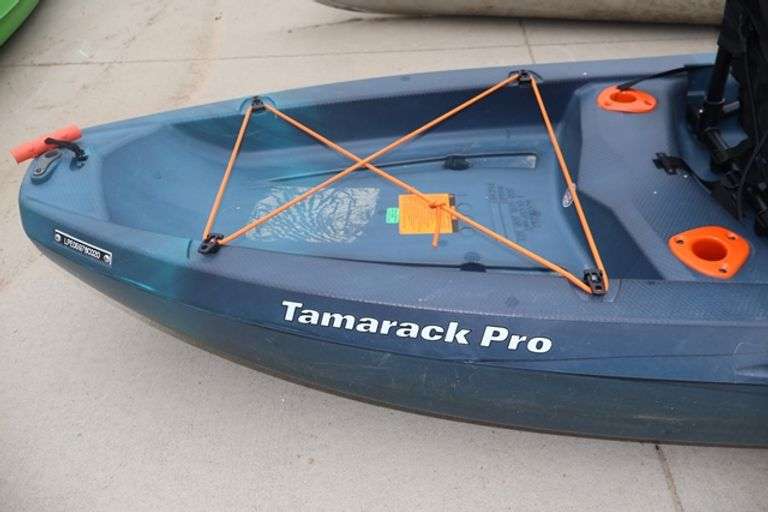 Lifetime Tamarack Pro 120" fishing kayak w/ paddle - Backes Commercial ...
