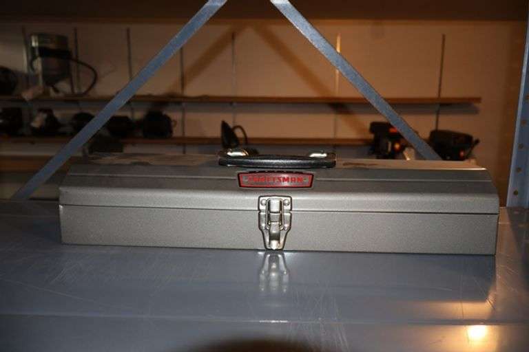 Times 2 - 20" Craftsman metal tool boxes - one showing surface rust ...