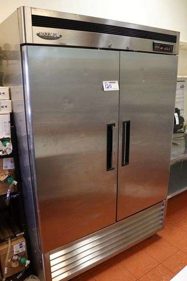 Turbo Air MSR-49NM portable stainless 2 door cooler - Left door handle ...