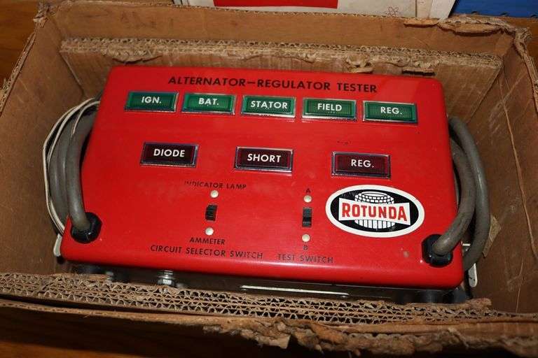 Rotunda A-RE 20-22 alternator regulator tester - Backes Commercial ...