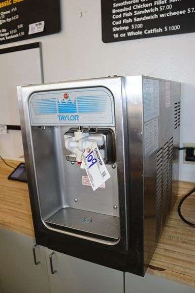Taylor 152-12 counter top air cooled 1 product soft serve ice cream ...