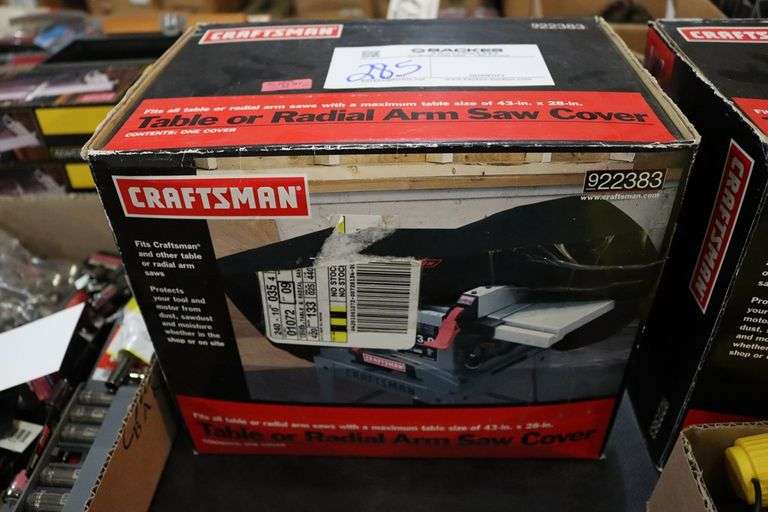 Craftsman 22383 table or radial arm saw cover - Backes Commercial ...