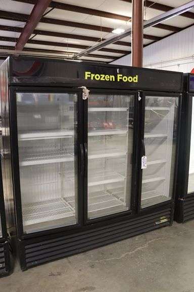 2016 True GDM-72F-HC-TSL01 glass 3 door freezer w/ LED lighting - nice ...