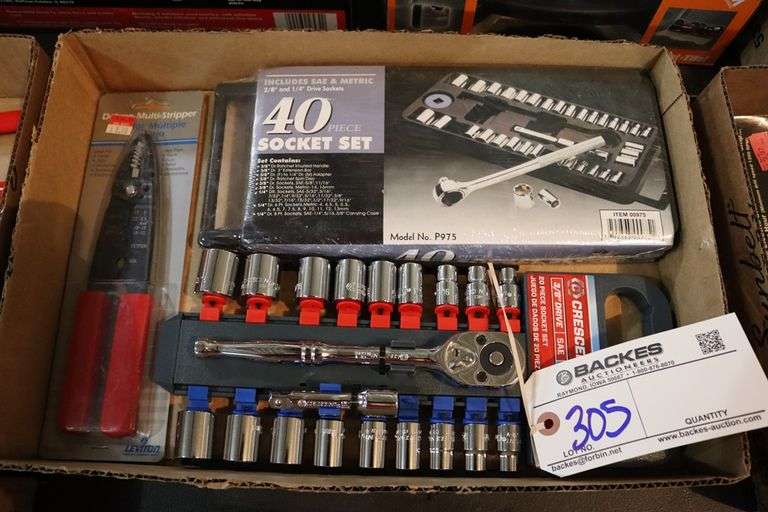 Box flat to go - Socket sets & cable stripper - Backes Commercial ...