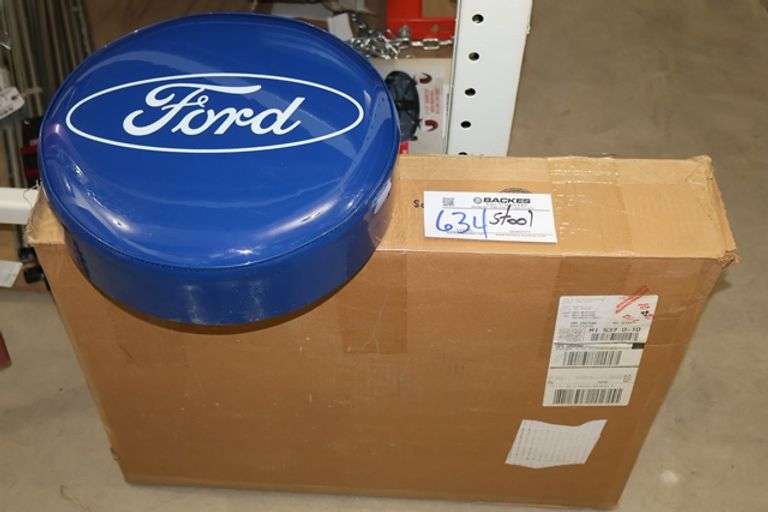 Ford swivel bar stool - new in box - Backes Commercial Auctioneers
