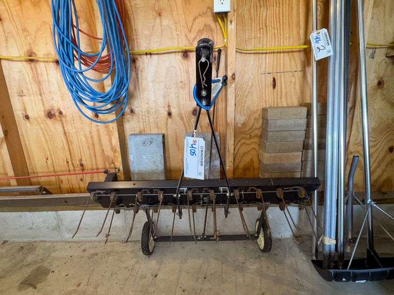 40" Pull behind thatcher - Backes Commercial Auctioneers