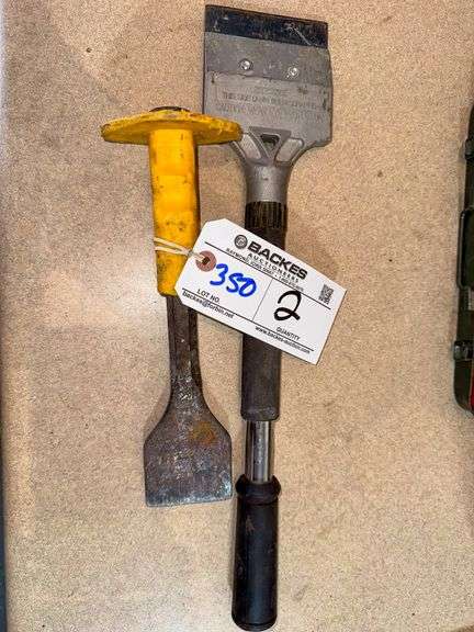 Scraper and wedge - Backes Commercial Auctioneers