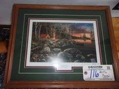 20" x 16" Twilight Fire by Jim Hansel - Backes Commercial Auctioneers
