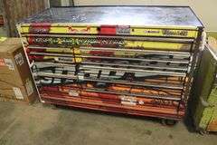 Snap On 55" portable 11 drawer tool box - Backes Commercial Auctioneers