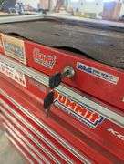 US General 42" red 13 drawer portable tool box with key - Backes ...