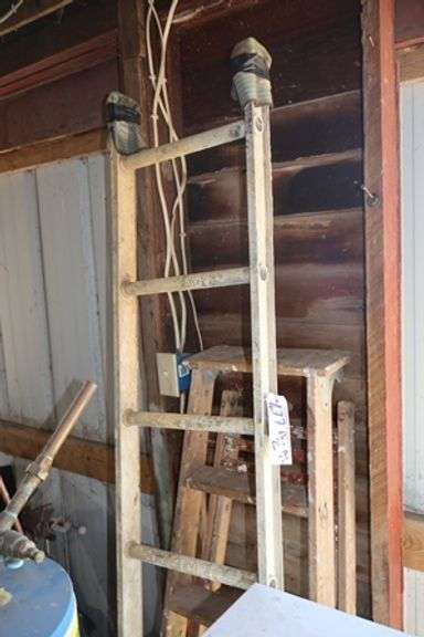 Pair to go - Aluminum 8' ladder & AS IS wood step ladder - Backes ...