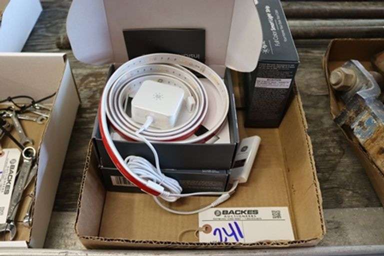 Box to go - GE LED strip lights - Backes Commercial Auctioneers