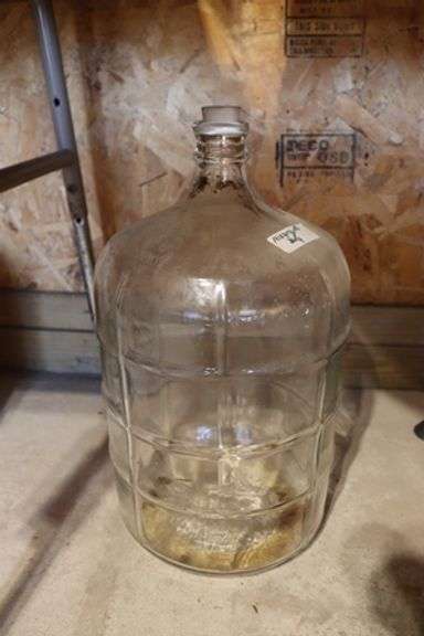 Times 2 - 5 gallon glass jars - Backes Commercial Auctioneers