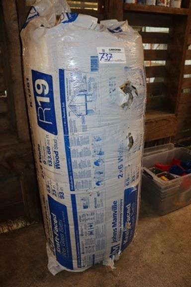 Roll of R19 insulation - Backes Commercial Auctioneers