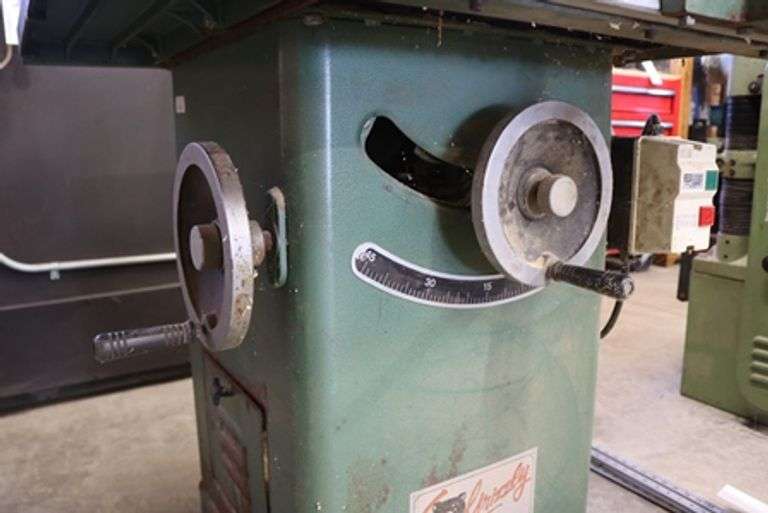 Grizzly 30" x 36" table saw with extra blades, guides, & fence - Backes ...