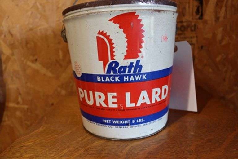 Rath Pure Lard 8 lb. pail - Backes Commercial Auctioneers