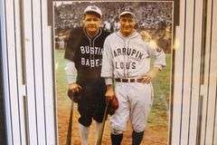 15" x 21" Babe Ruth & Lou Gehrig framed print - Backes Commercial ...