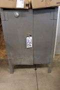 24" x 35" x 16" deep metal 2 door shop cabinet - Backes Commercial ...