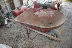 True Temper wheel barrel - Backes Commercial Auctioneers