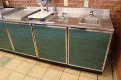 Duke SUB-PS-72-RM stainless base cabinet with water fill & hand sink ...