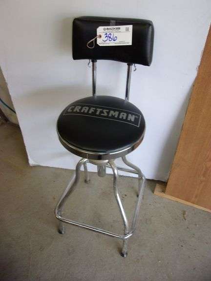 Craftsman shop stool - Backes Commercial Auctioneers