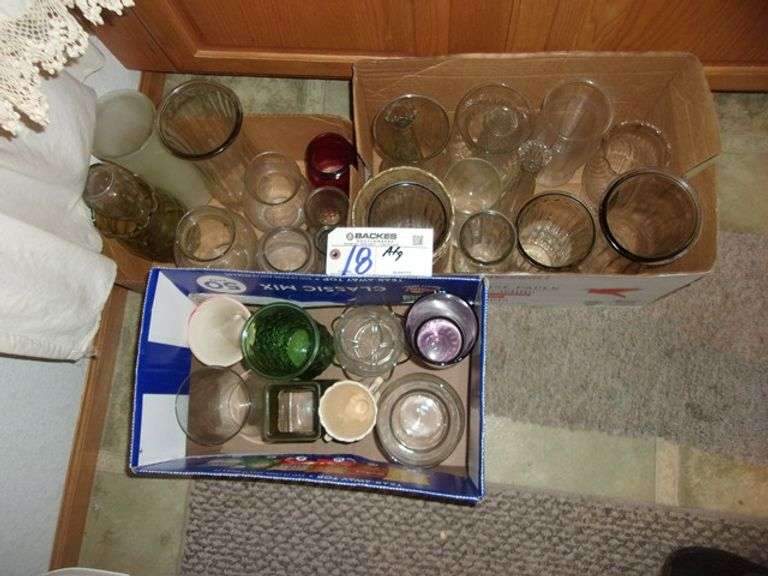 All to go vases - Backes Commercial Auctioneers