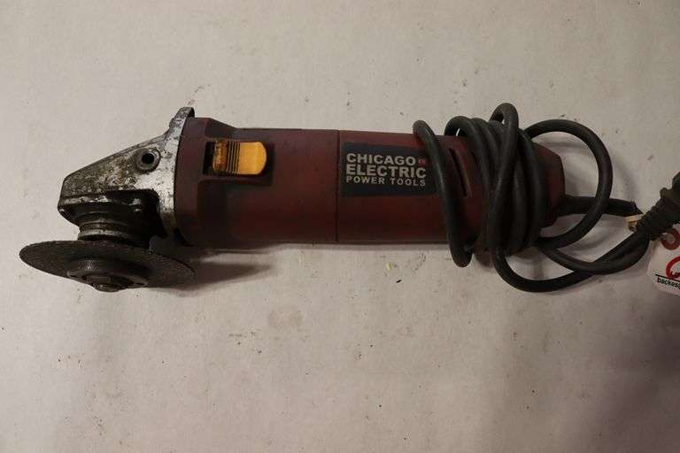 Chicago Electric 60372 electric 4 1/2" angle grinder - Backes ...