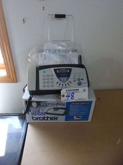 Brother fax machine - Backes Commercial Auctioneers