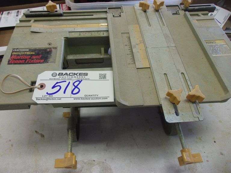 Craftsman Mortise Tenon fixture - Backes Commercial Auctioneers