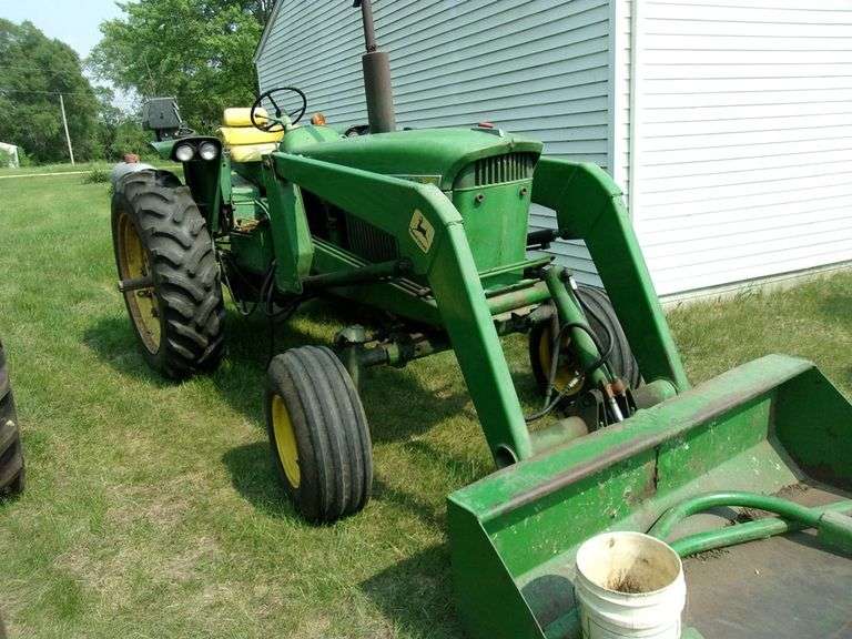 1969 John Deere 3020 Diesel Tractor with 48 loader, syncro -side panel ...