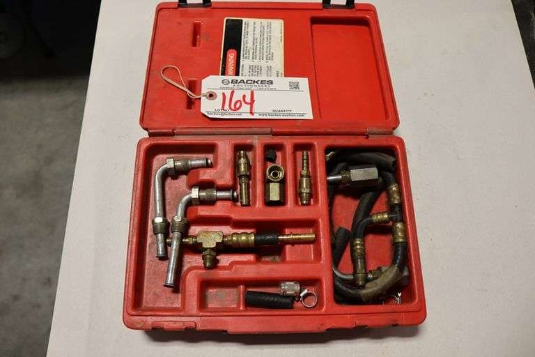 Snap-On domestic fuel injection adaptor set - Backes Commercial Auctioneers